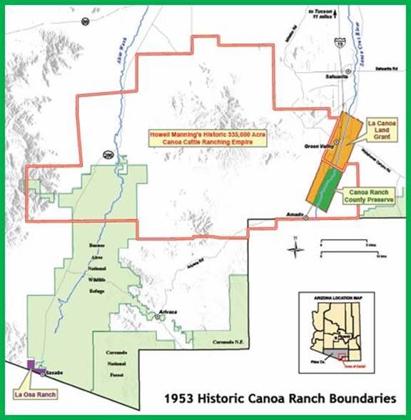 Canoa map - Old Pueblo Archaeology Center-